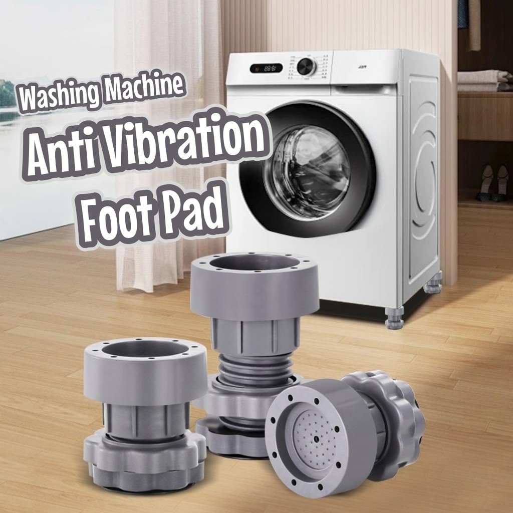 (1 PCS) Anti Vibration Washing Machine Adjustable Height Feet Pad ...