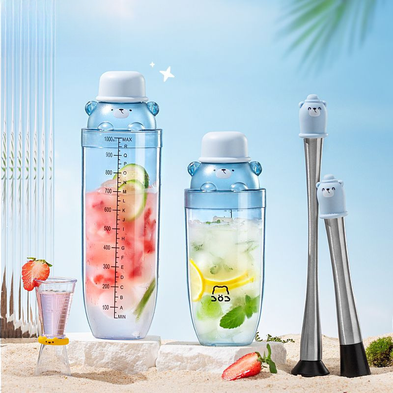 Full Set Lemon Tea Shaker Cup Set, Including Shaker Cup and Blender ...
