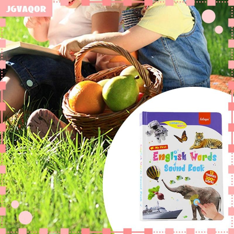 [jgvaqor] English Words Sound Book Children Words Learning Multipurpose ...