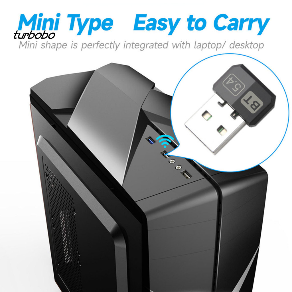 turbobo Mouse Adapter Bluetooth-compatible Adapter Compact Bluetooth ...