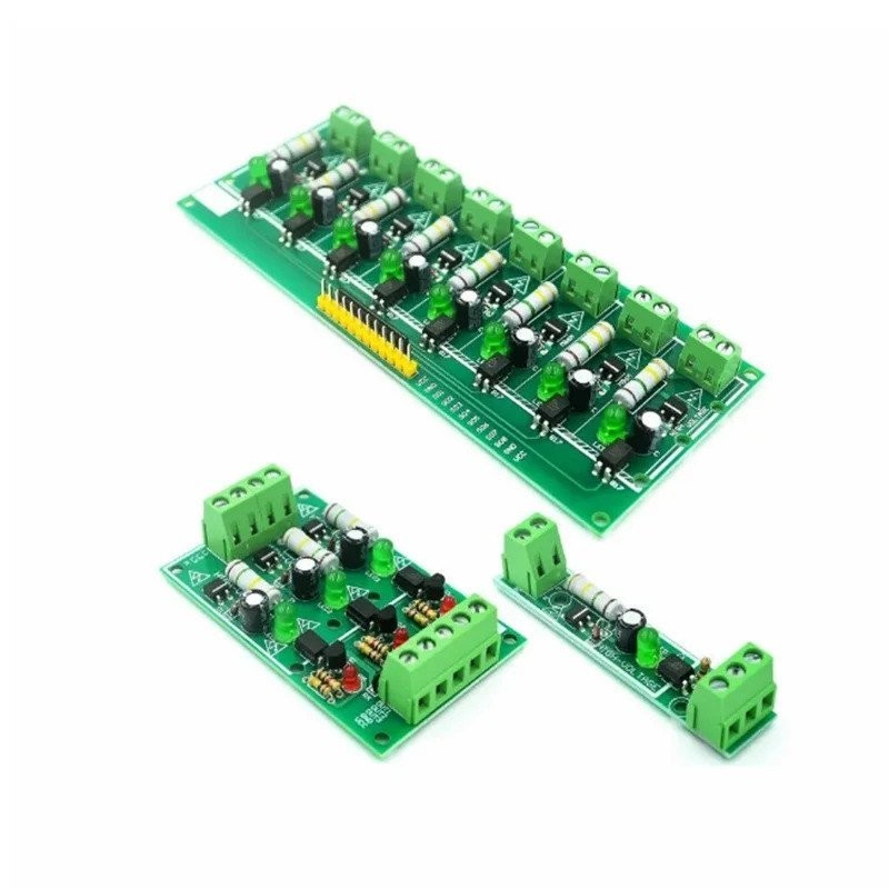 1 3 8-Bit AC 220V Optocoupler Isolation Module Voltage Detection Board Self-Adapt 3-5V for PLC ...