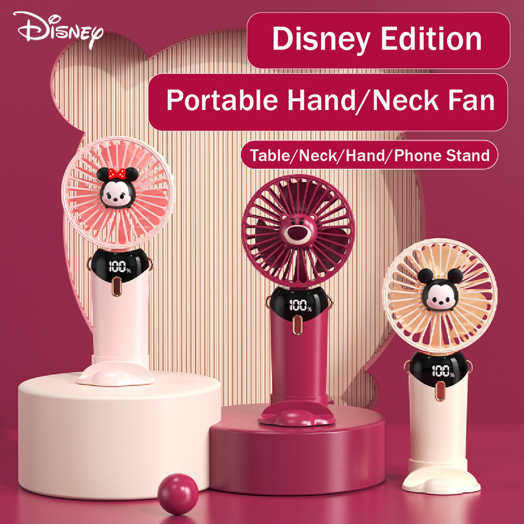 Disney Hand Fan Portable USB Fan with Rechargeable Battery for Travel ...