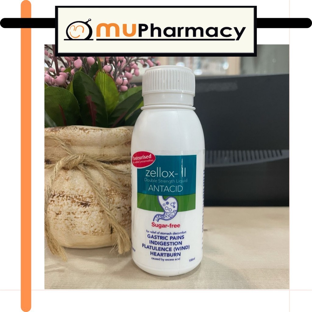 Zellox-II Antacid for Gastric Pains/Indigestion/Flatulence/Heartburn ...