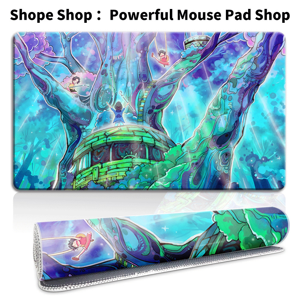 One Piece Anime Gaming Mouse Pad - Large, Wide Anime Design Mousepad ...