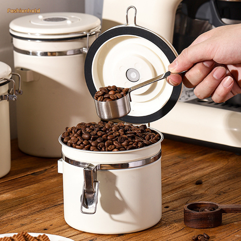 Airtight Coffee Storage Container Portable Coffee Bean Tea Storage Box ...