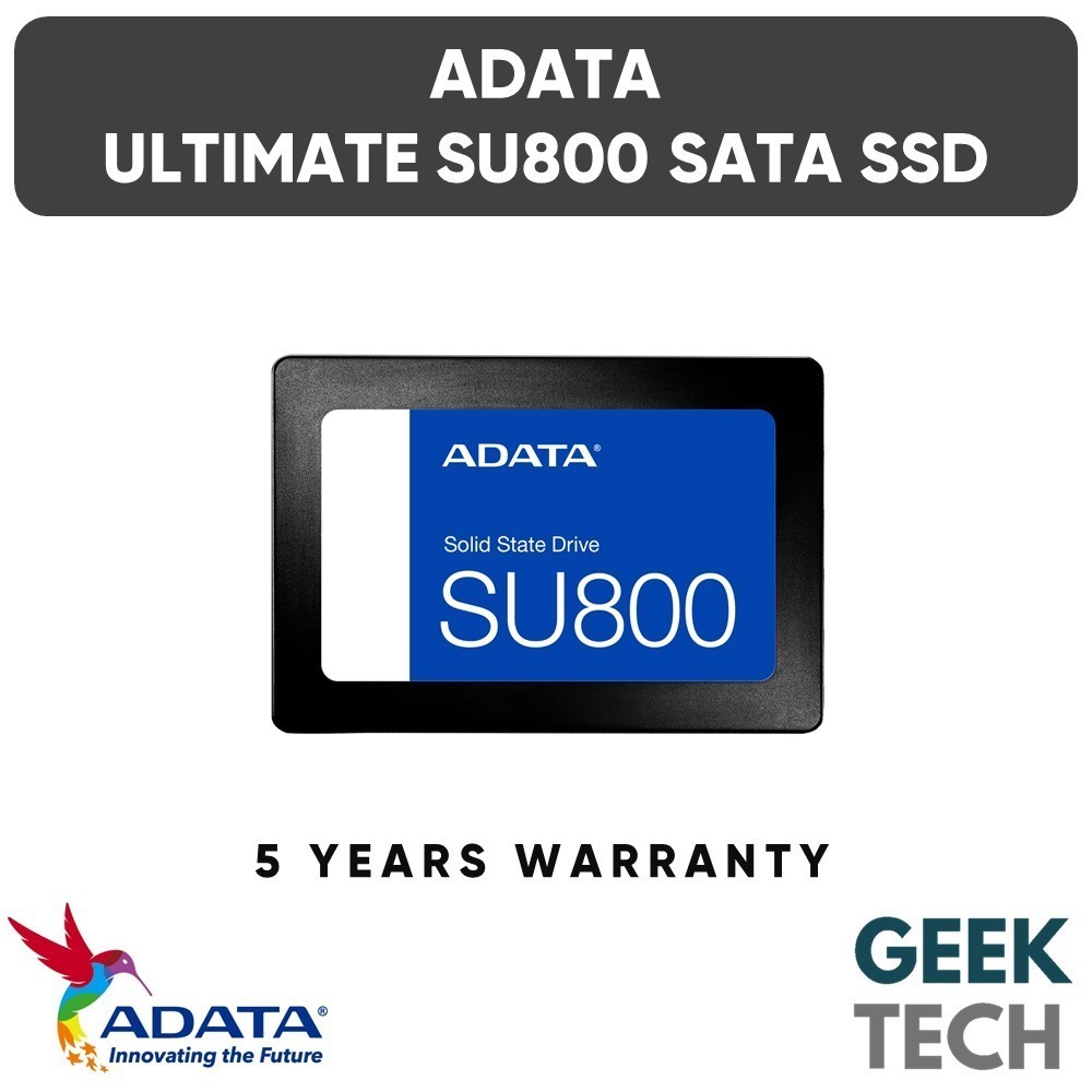 ADATA Ultimate SU800 2.5” SATA SSD Solid State Drive with DRAM Cache 256GB/512GB/1TB | Shopee ...