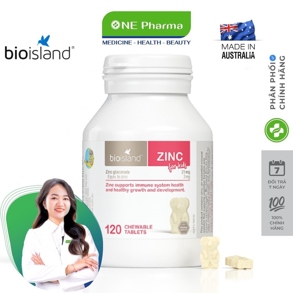 Bioisland Zinc Zinc Supplement for Children 120 Tablets | Shopee Malaysia