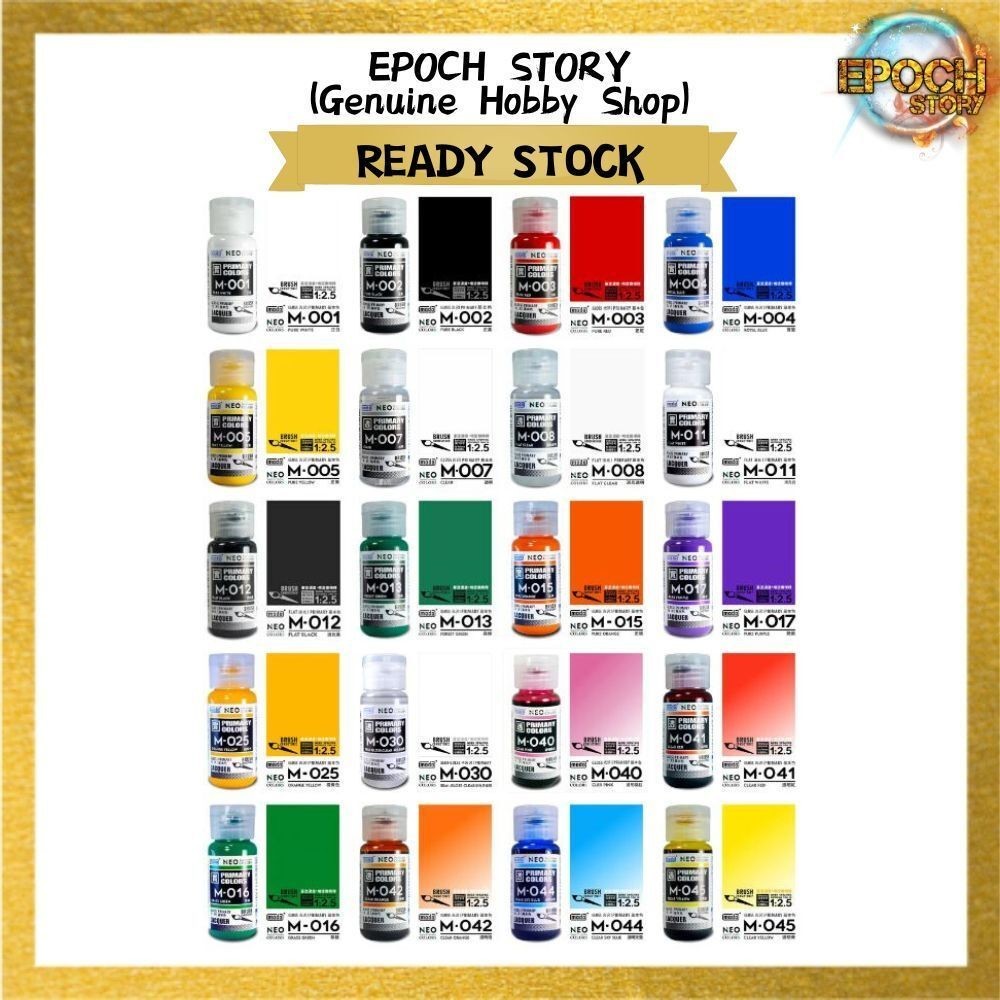 MODO COLOR PAINT M-SERIES M001-M045 (30ml) | Shopee Malaysia