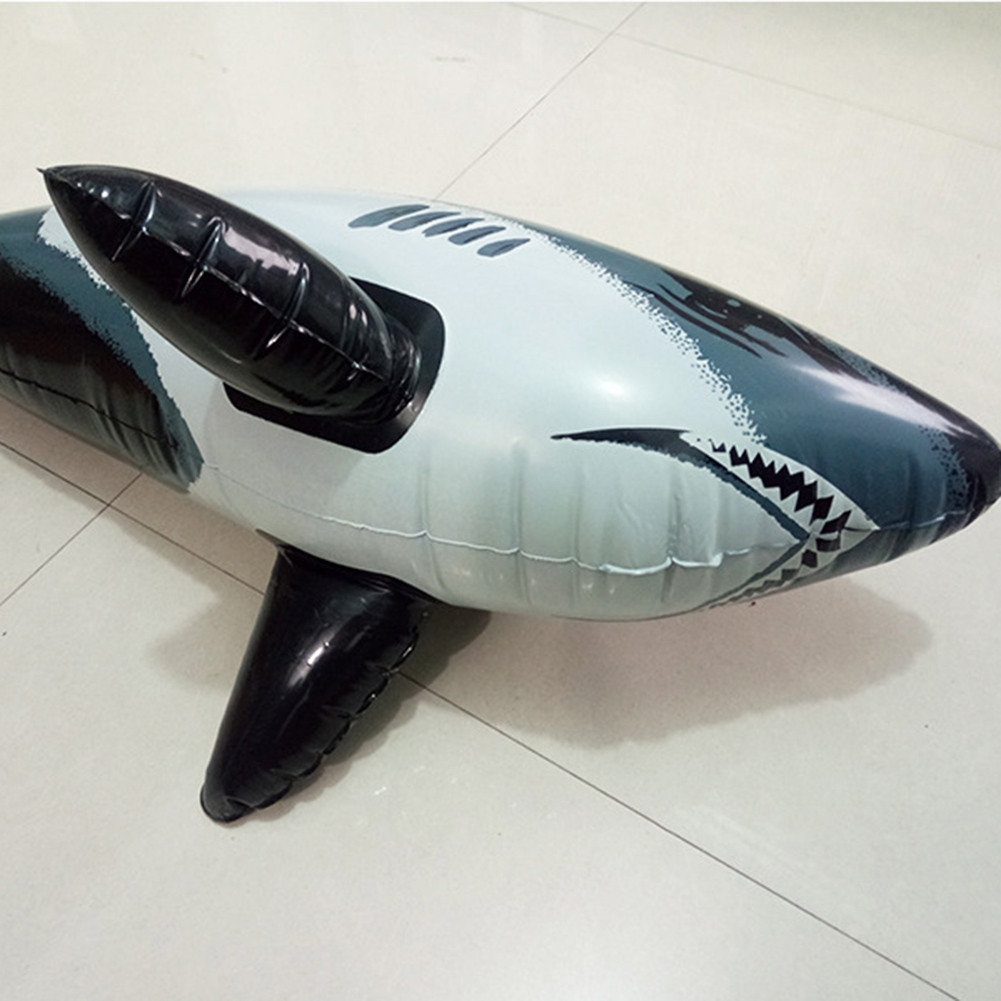 OCE! PVC Inflatable Sharks Swimming Pool Safety Float Water Toy for Kid ...