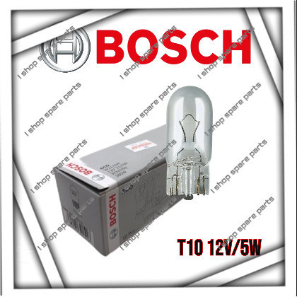 100% ORIGINAL BOSCH HALOGEN T10 12V 5W 501 ECO LIGHT BULB | Shopee Malaysia