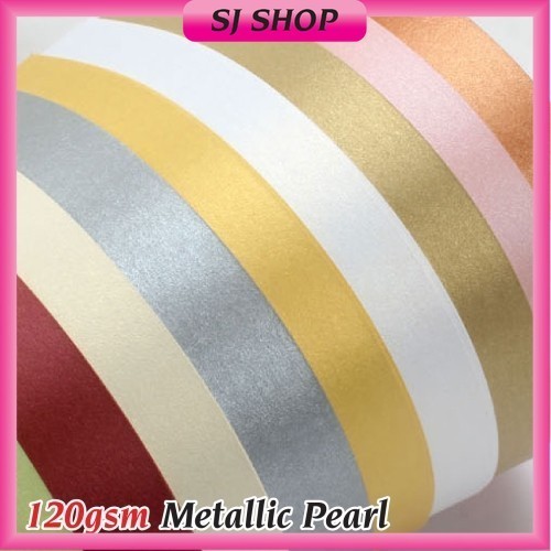 A4 120gsm Metallic Pearl Card | Metallic Paper / Metallic Card / Kertas ...