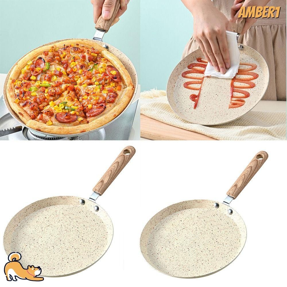 AMBER1 Pancake Pan, Induction Cooker Nonstick Pan Crepe ...