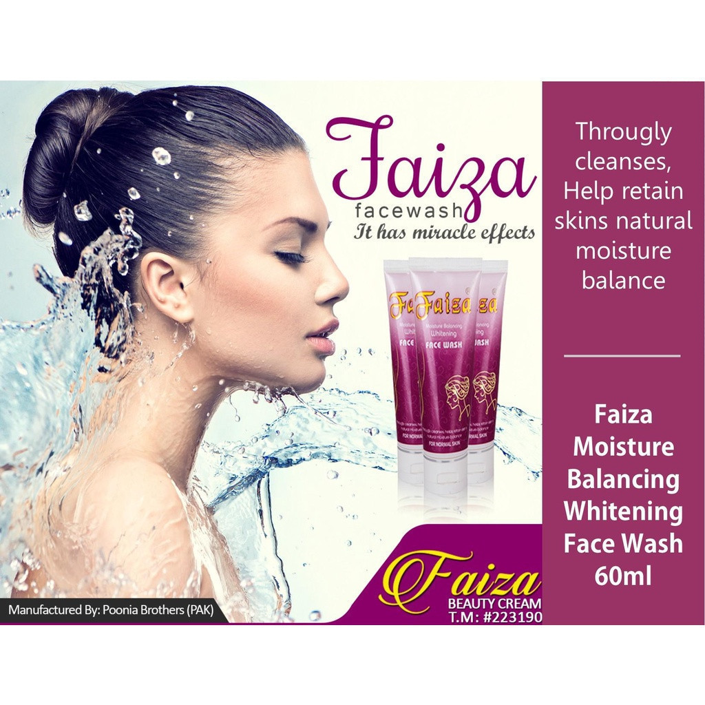 ORIGINAL FAIZA WHITENING FACE WASH 60ml | Shopee Malaysia