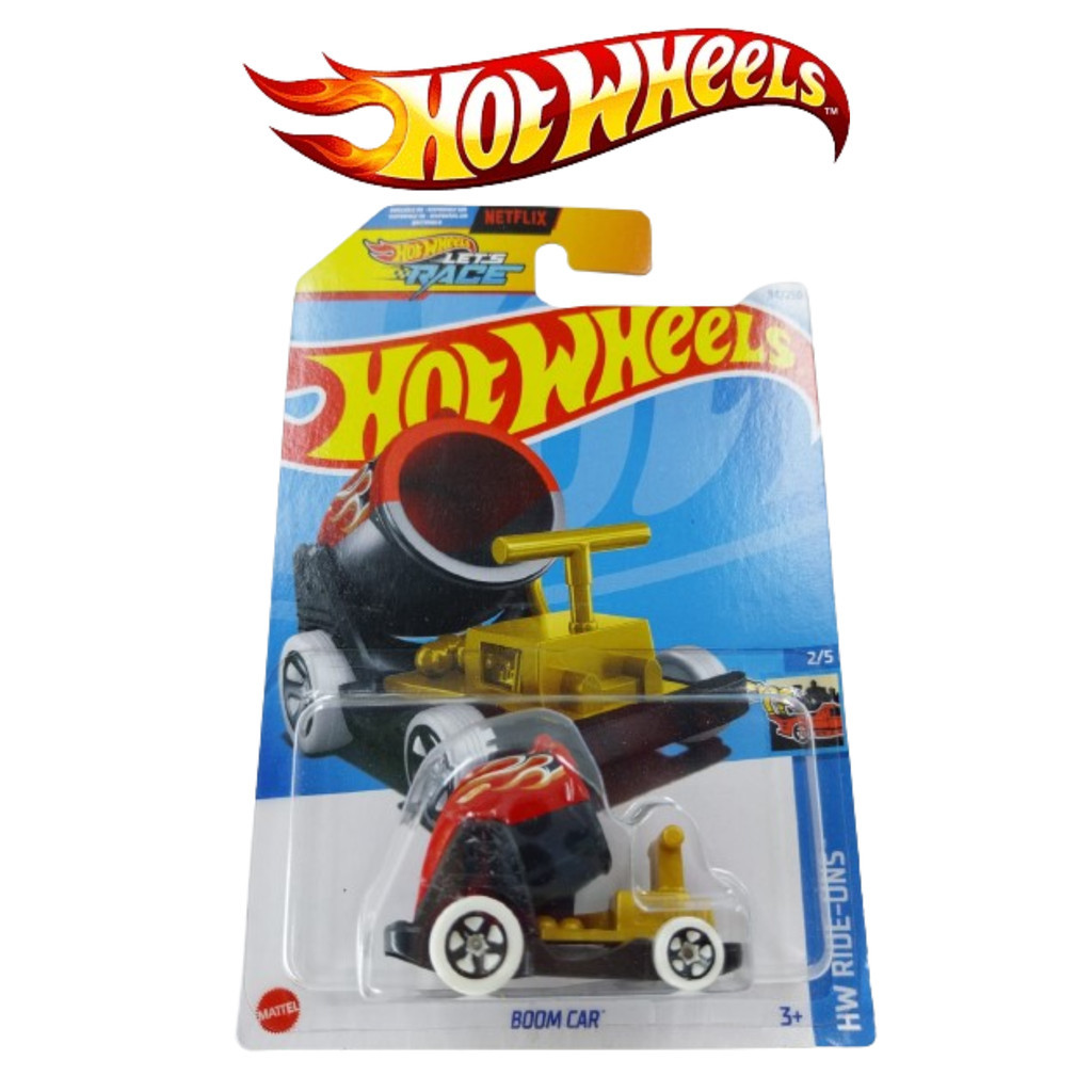MERAH Hot Wheels Lets Race Boom Car Red Gold HW Ride Ons | Shopee Malaysia