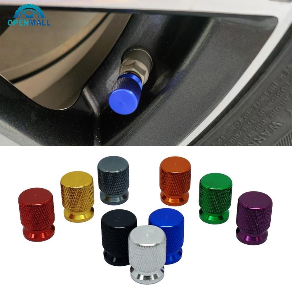 OPENMALL 2Pcs Aluminum Car Valve Caps Cover Tire Valve Stems Tyre Rim ...