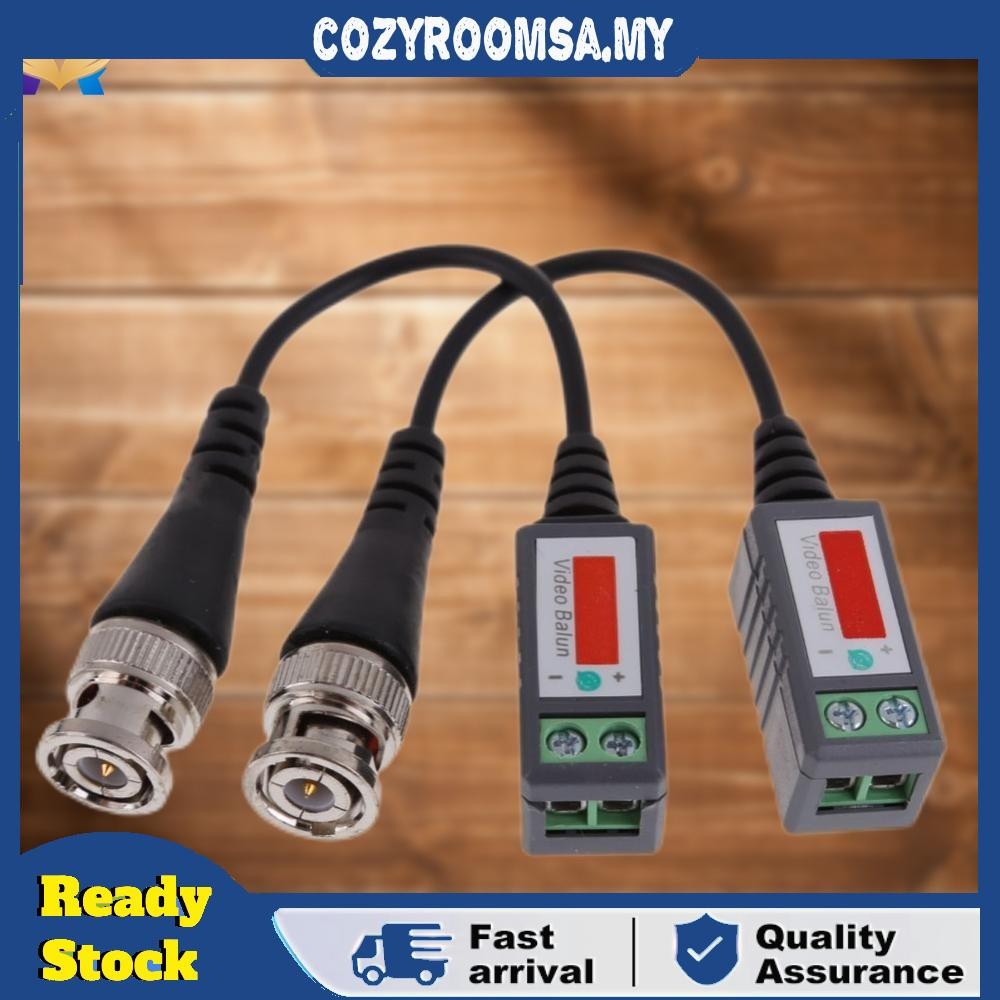 10x CCTV Camera Passive Video Balun Transceiver BNC Connector Coaxial ...
