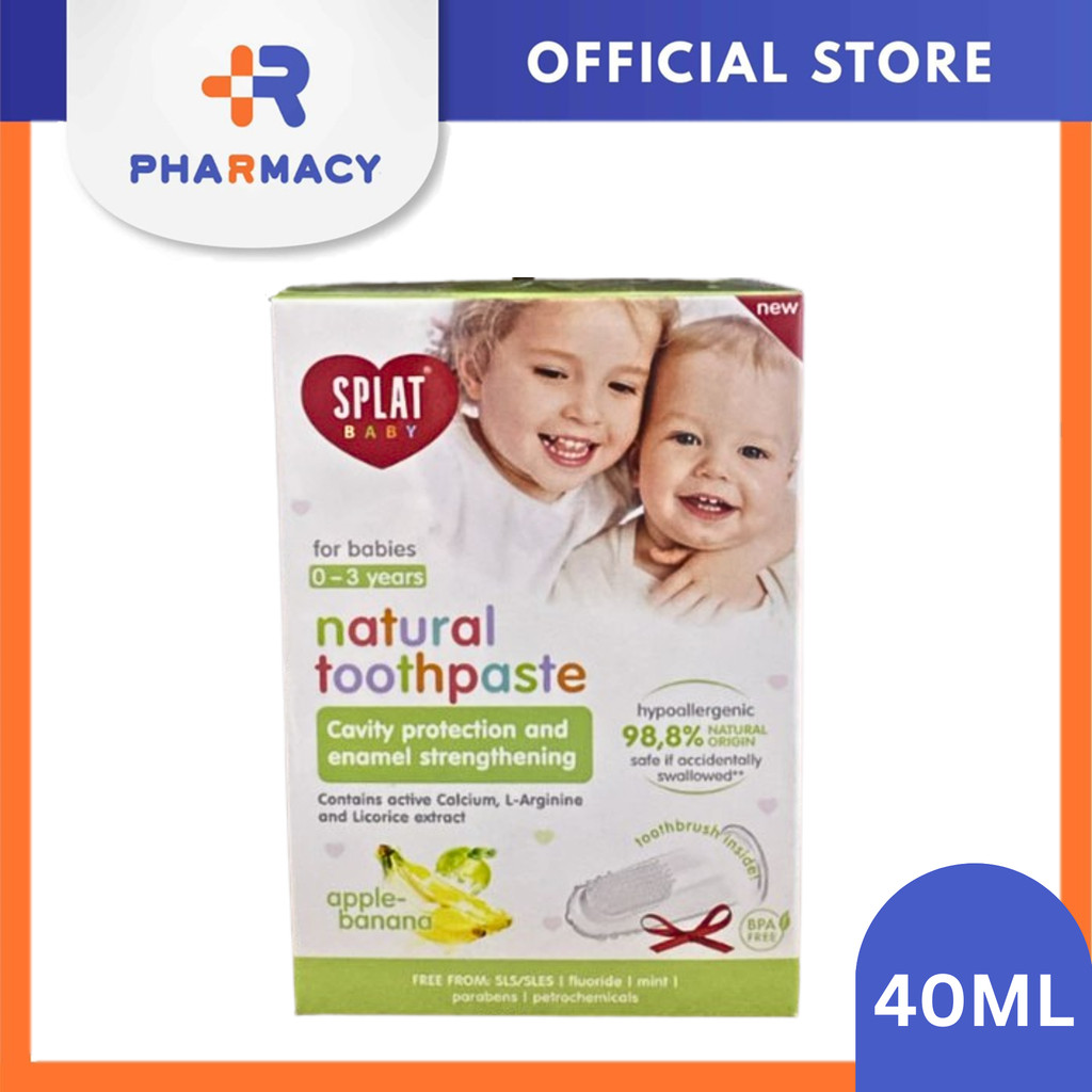 R Pharmacy | Splat Baby 0-3 Apple Banana Toothpaste 40Ml | Shopee Malaysia