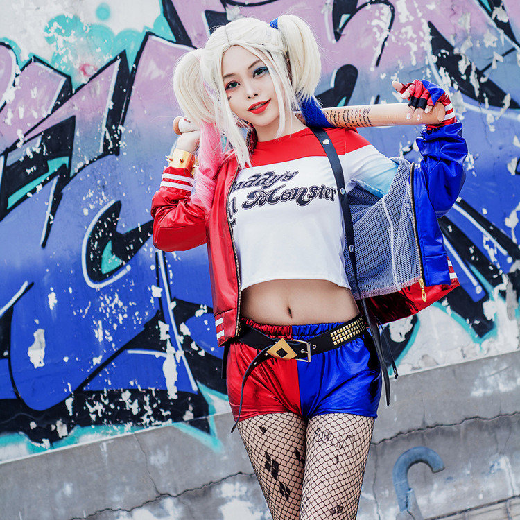 halloween costume dewasa cosplay Suicide Squad Harley Quinn suicide ...