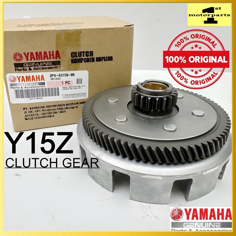 [100% ORI YAMAHA] Y15 Y15ZR Y15Z V1 V2 CLUTCH GEAR PRIMARY DRIVEN GEAR ASSY 2PV 2ND E6150 ...