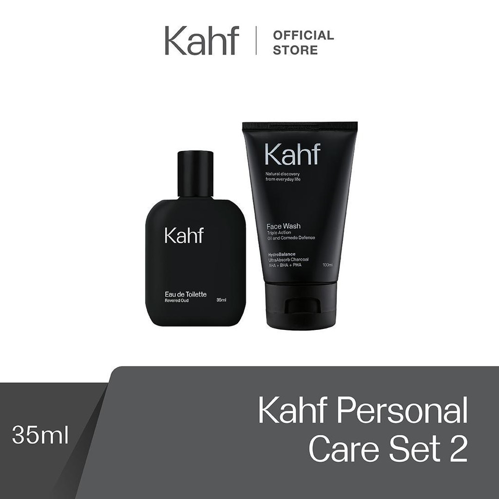 Kahf Personal Care Set 2 - Kahf Revered Oud Eau de Toilette + Oil and ...