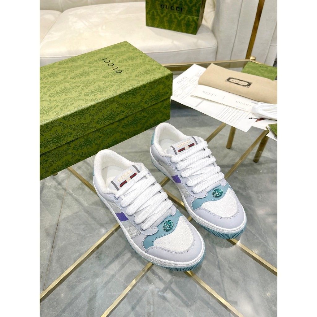 Gucci classic couple low sneakers | Shopee Malaysia