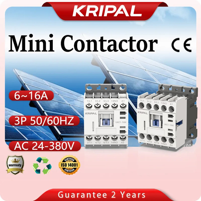 AC Contactor 24V 3P 6A Contactors 6A MINI Contactor secondary contact ...