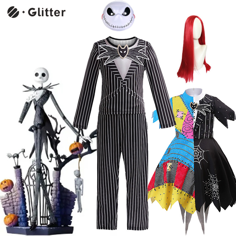 The Nightmare Before Christmas Jack Skellington Cosplay Costume for ...