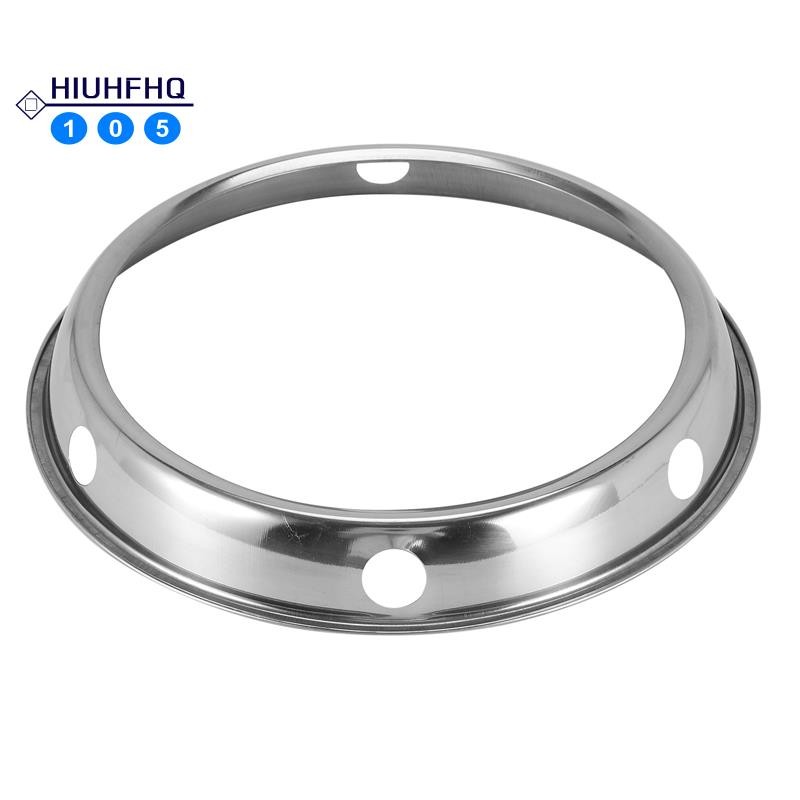 Universal Wok Pan Support Rack Stand Wok Ring/Metallic Round Bottom ...