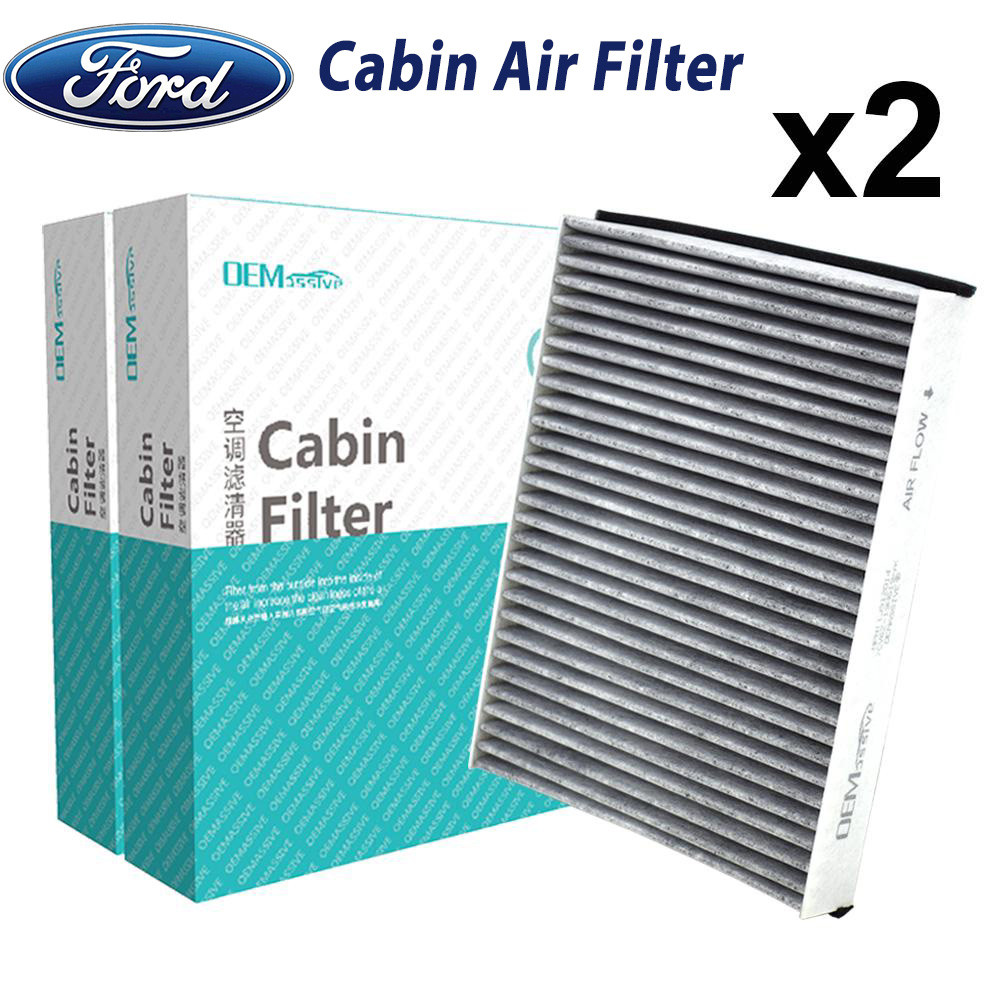2x Car Pollen Cabin Air Filter For Ford C-Max Kuga Focus 2013-2018 CV6Z ...