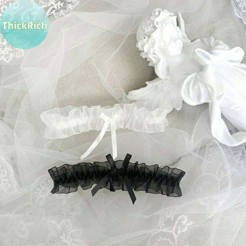 ThickRich Women Sexy Bow Leg Ring Costume Lace Floral Garters Belt Leg ...