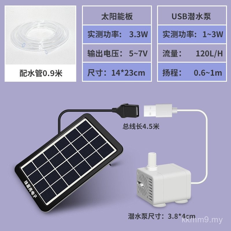 Akuarium tenaga solar air beredar automatik tanpa elektrik, pam air ...