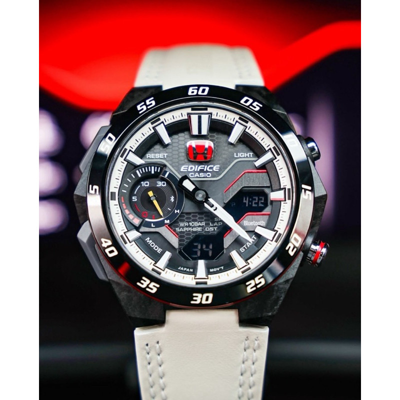 Edifice Limited Edition Honda Type-R Business Sport Watch ECB-2200HTR ...