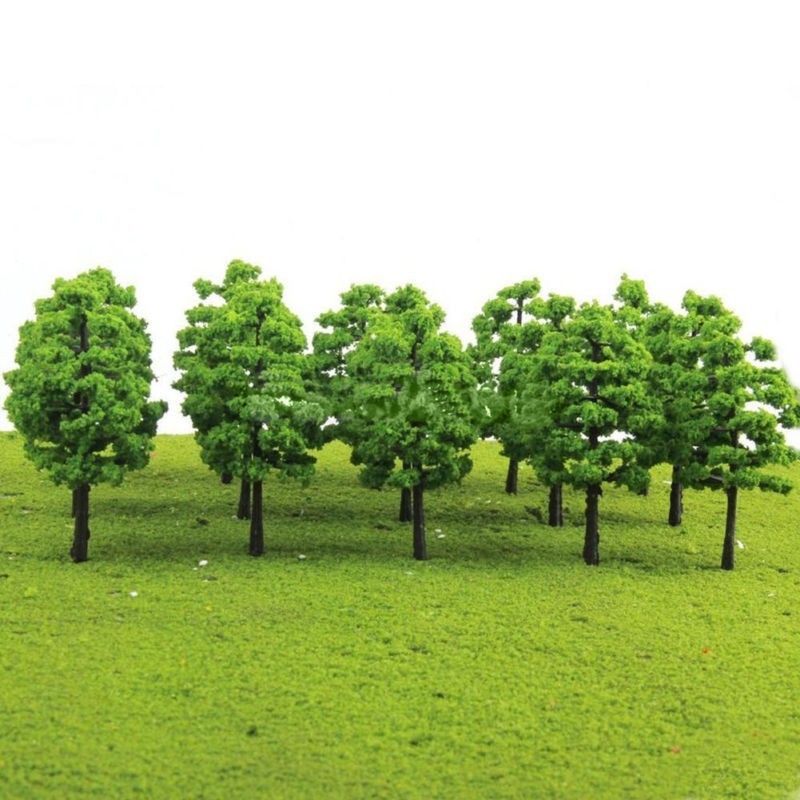 BYK 20x 7cm Model Trees for Train Railroad Diorama Wargame Park ...