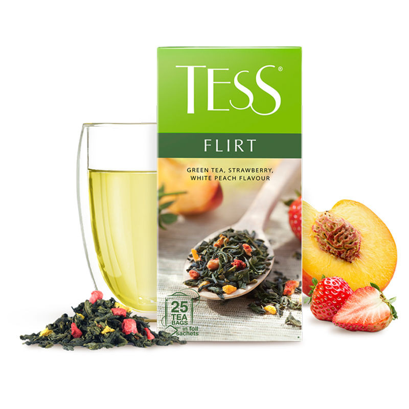 Russia Tess Flirt Green Tea Strawberry Mango White Peach Green Tea ...