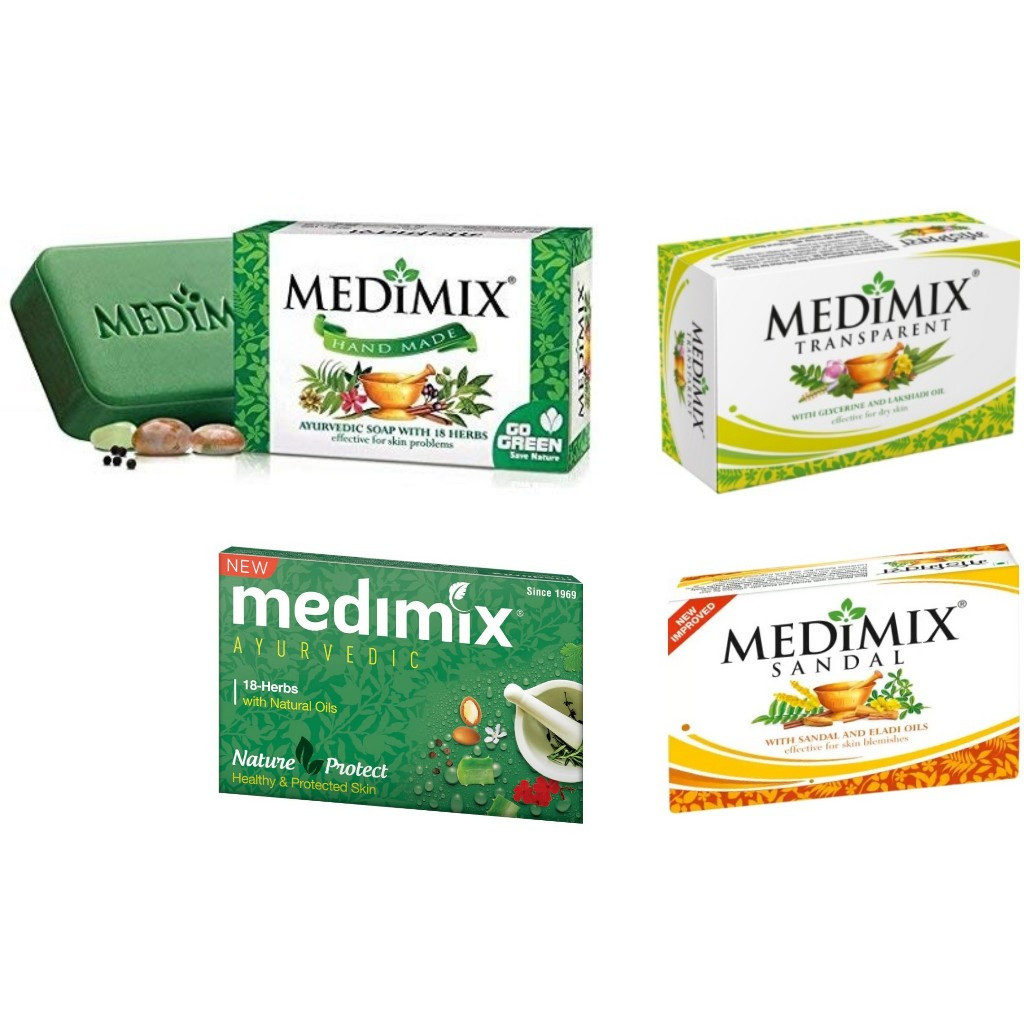 Medimix Soap Classic 75g & 125g | Sandal 125g | Transparent 125g ...