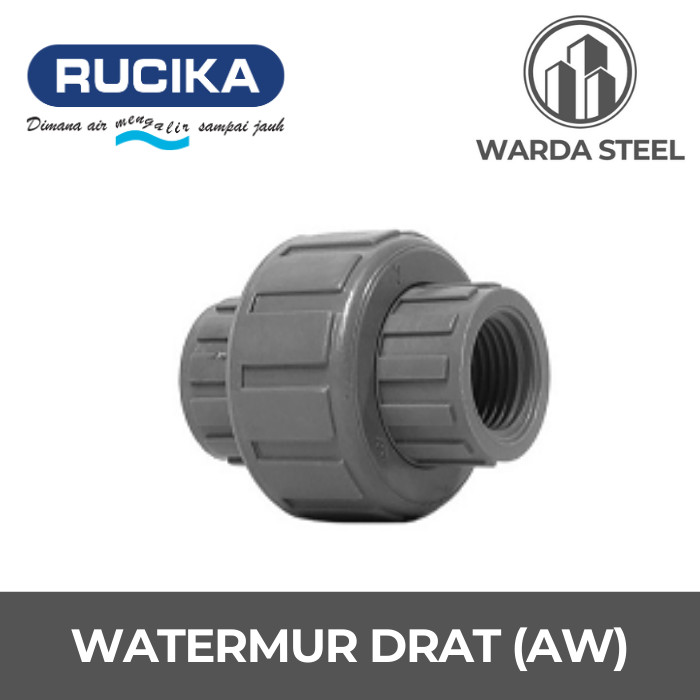 Watermur AW 1/2" PVC RUCIKA Drat - Union Thread Water Mur Moor 1/2 Inch ...