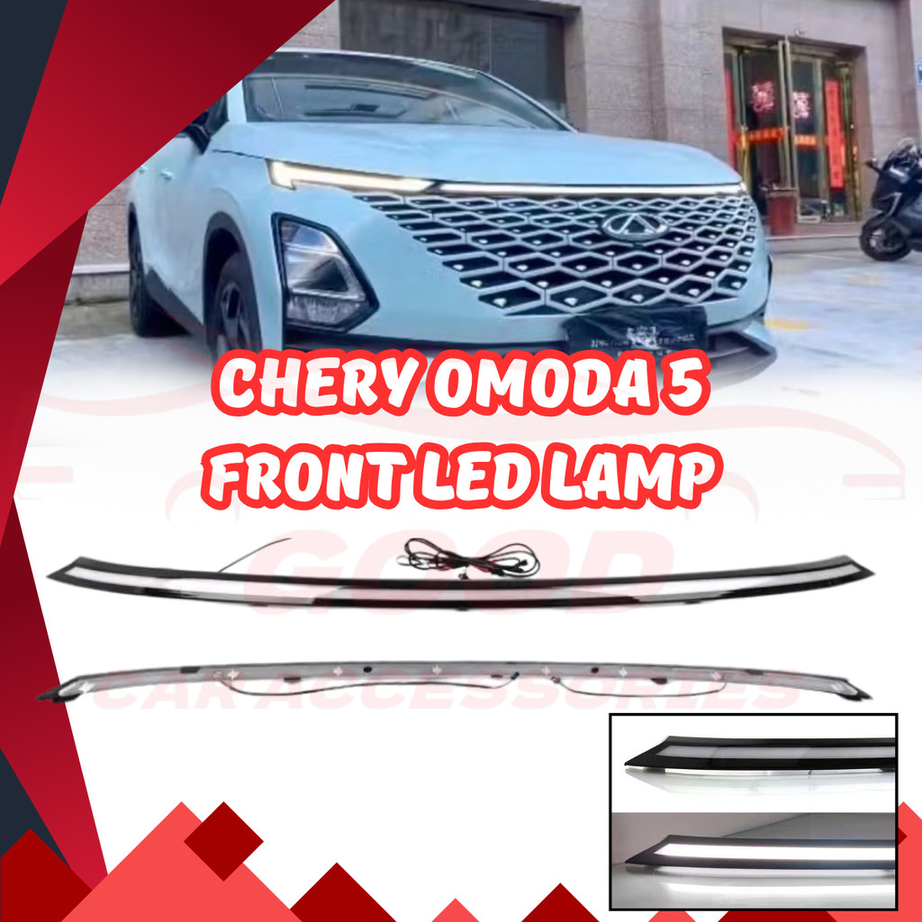 Chery Omoda 5 Front DRL day time running LED bumper bonnet bodykit ...