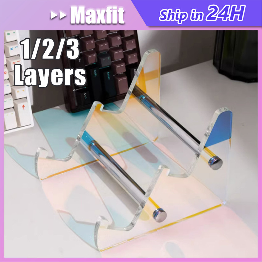 Rack Acrylic Mechanical Keyboard Display Stand Holder 1 2 3 Layers ...