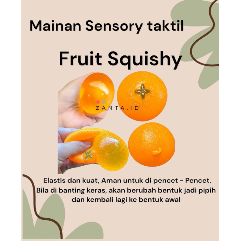 Squishy Fruit Splat Toys Tactile and Proprioceptive Sensory Play ...