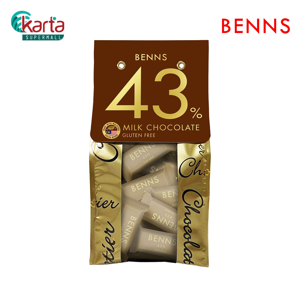BENNS 43% Milk Chocolate (Gluten Free) 300g | Shopee Malaysia