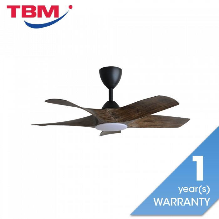 Alkova AXIS 5B/42 LED OAK LED Ceiling Fan 42" 5 Blades Oak | Shopee ...