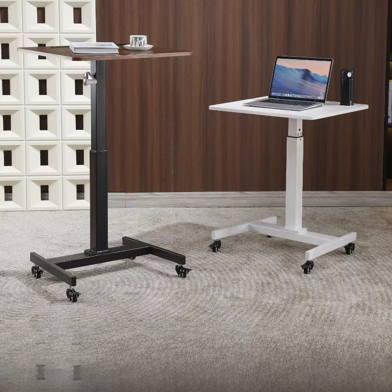 Lifting Desk Movable Computer Desk Night Snack Desk Standing Student ...