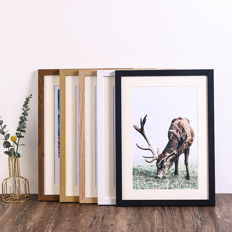 Bingkai foto mudah pemasangan bingkai gambar dinding tergantung A3 inci 16 set meja a4 inci 4 ...