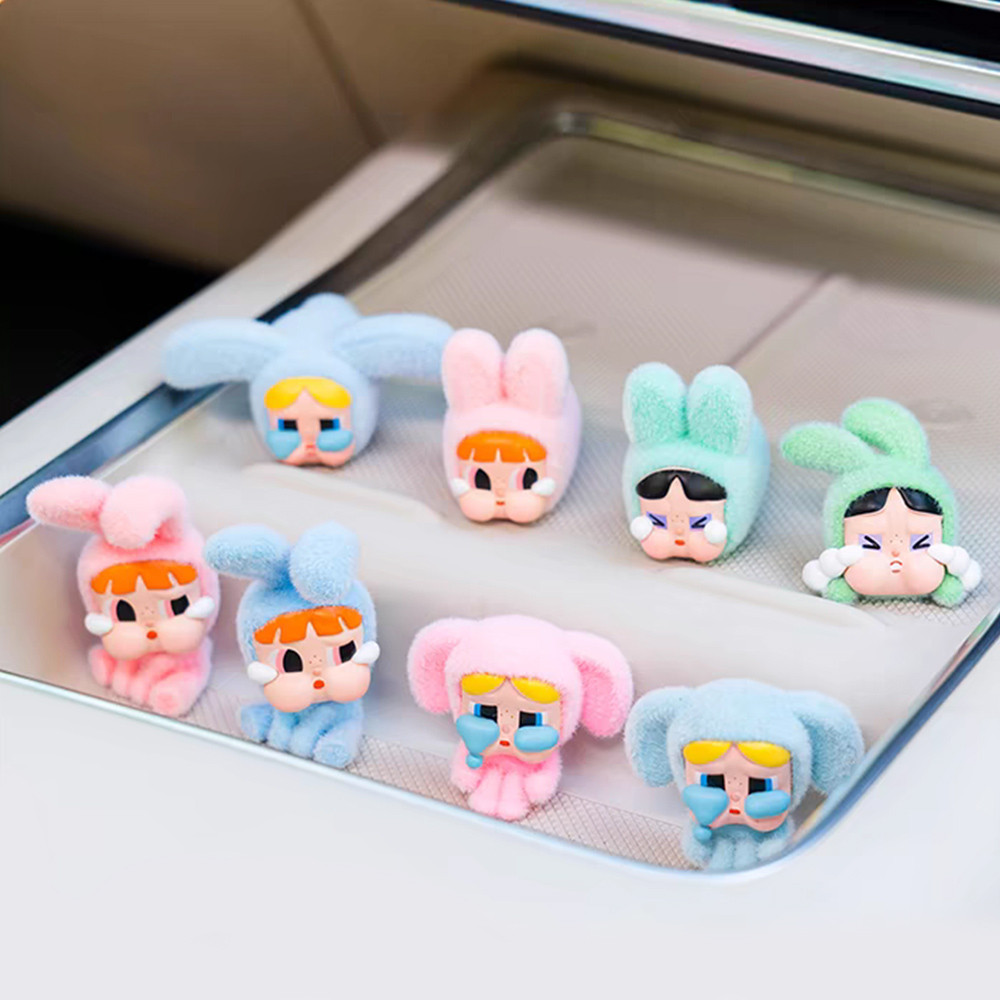 Crybaby POPMART KIMMON Mini Plush Cute Grain Desktop Car Interior ...
