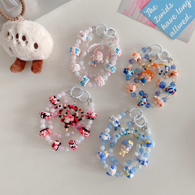 Genuine POP MART Short Version labubu Mobile Phone Lanyard Protective ...