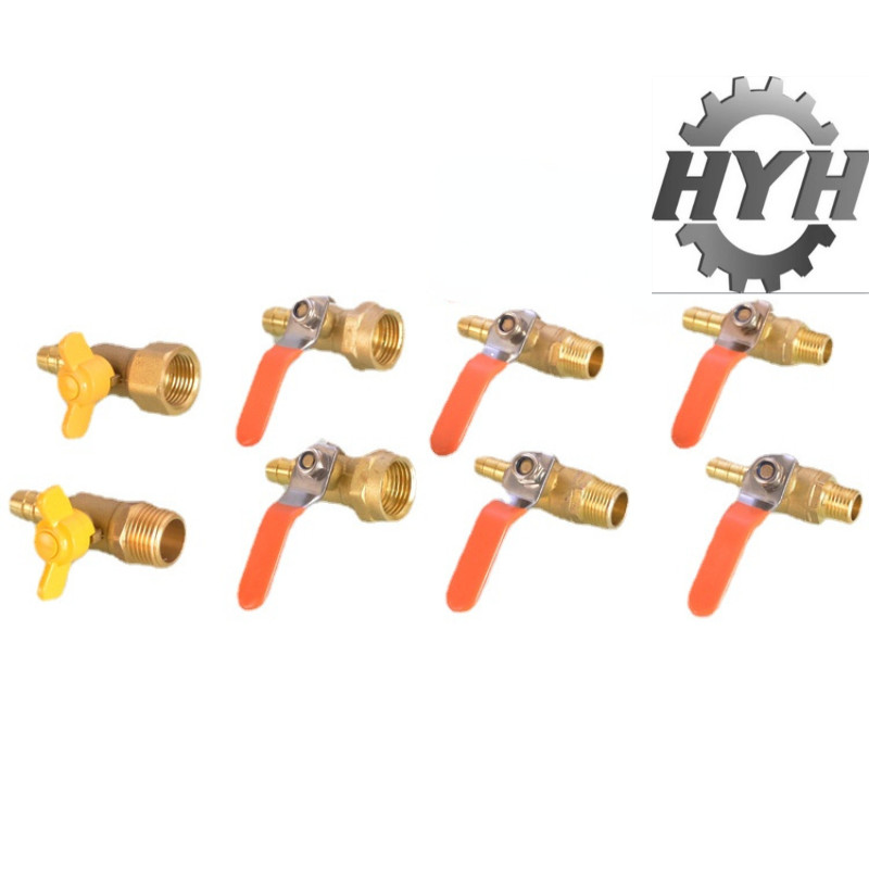 [HYH] Pagoda Ball Valve Brass Outer Wire Inner Thread Joint Turn Quick ...