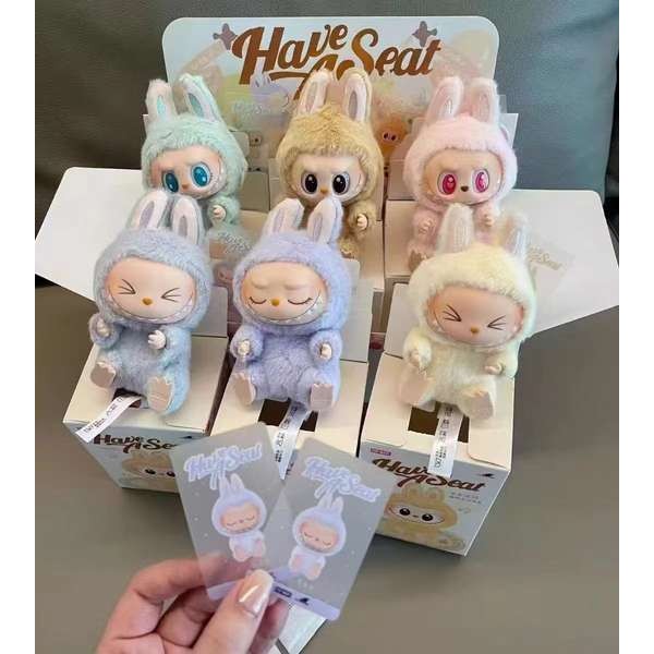 sanrio blind box set hacipupu Bubble Mart LABUBU Rab Duduk Pesta Seri ...