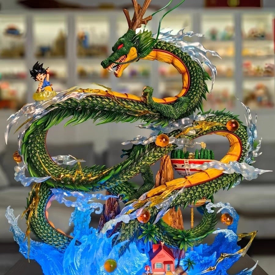 Dragon Ball Little Goku and the Dragon GK Figure Model Color Boxed High ...