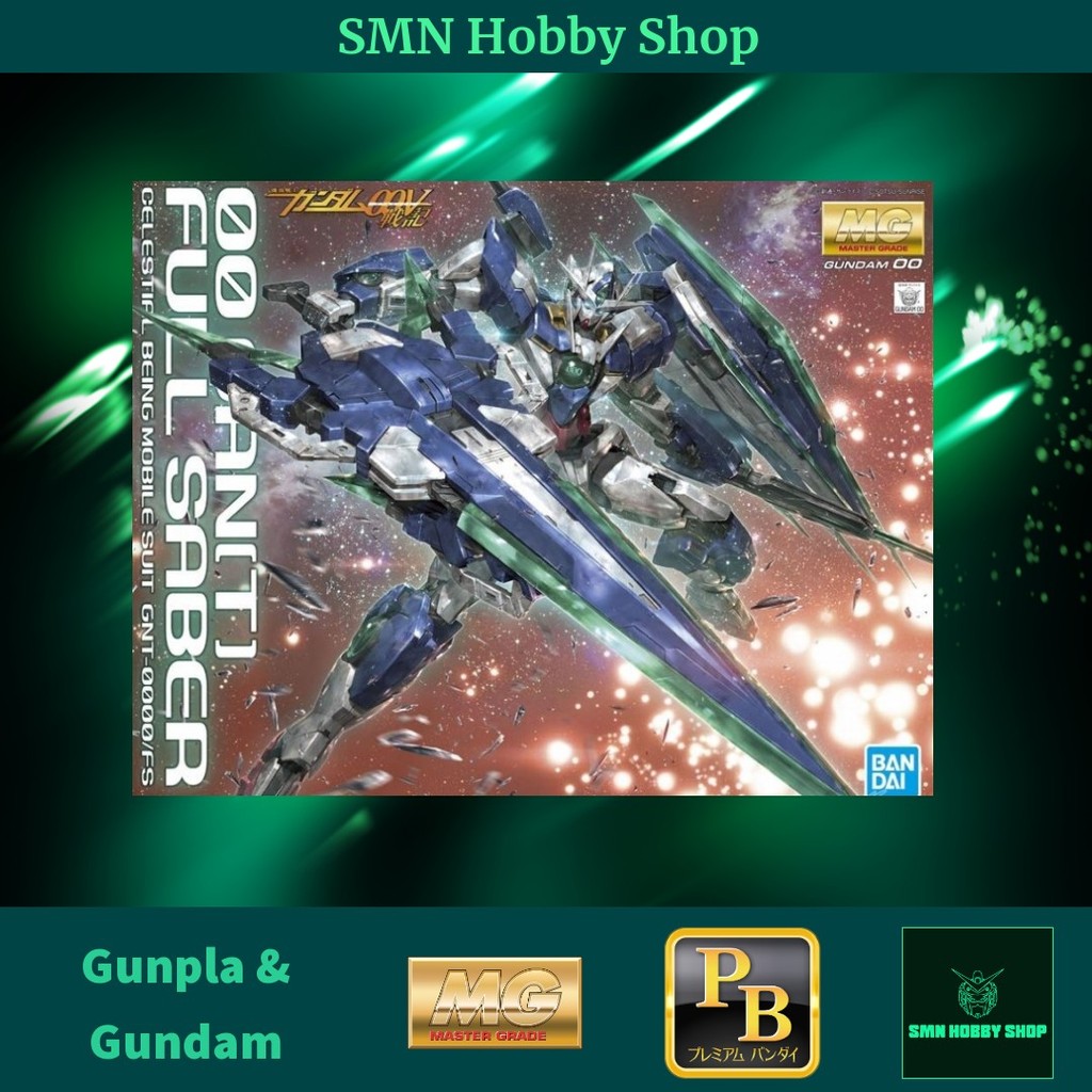 MG 1/100 00 QanT Full Saber Gunpla Gundam Toys Plastic Model Kit ...