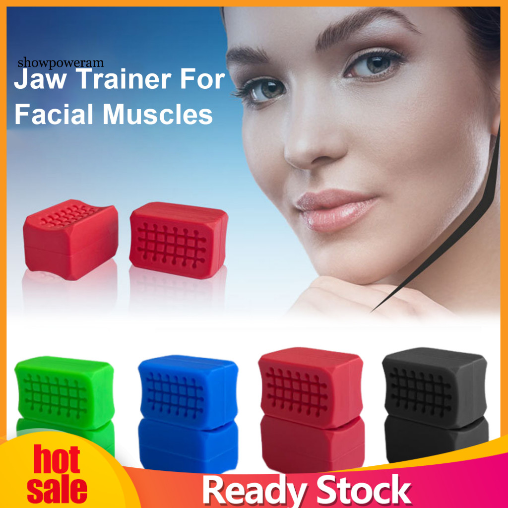 SPM Jawline Sculpting Tool Silicone Jaw Trainer 2pcs Silicone Jaw ...